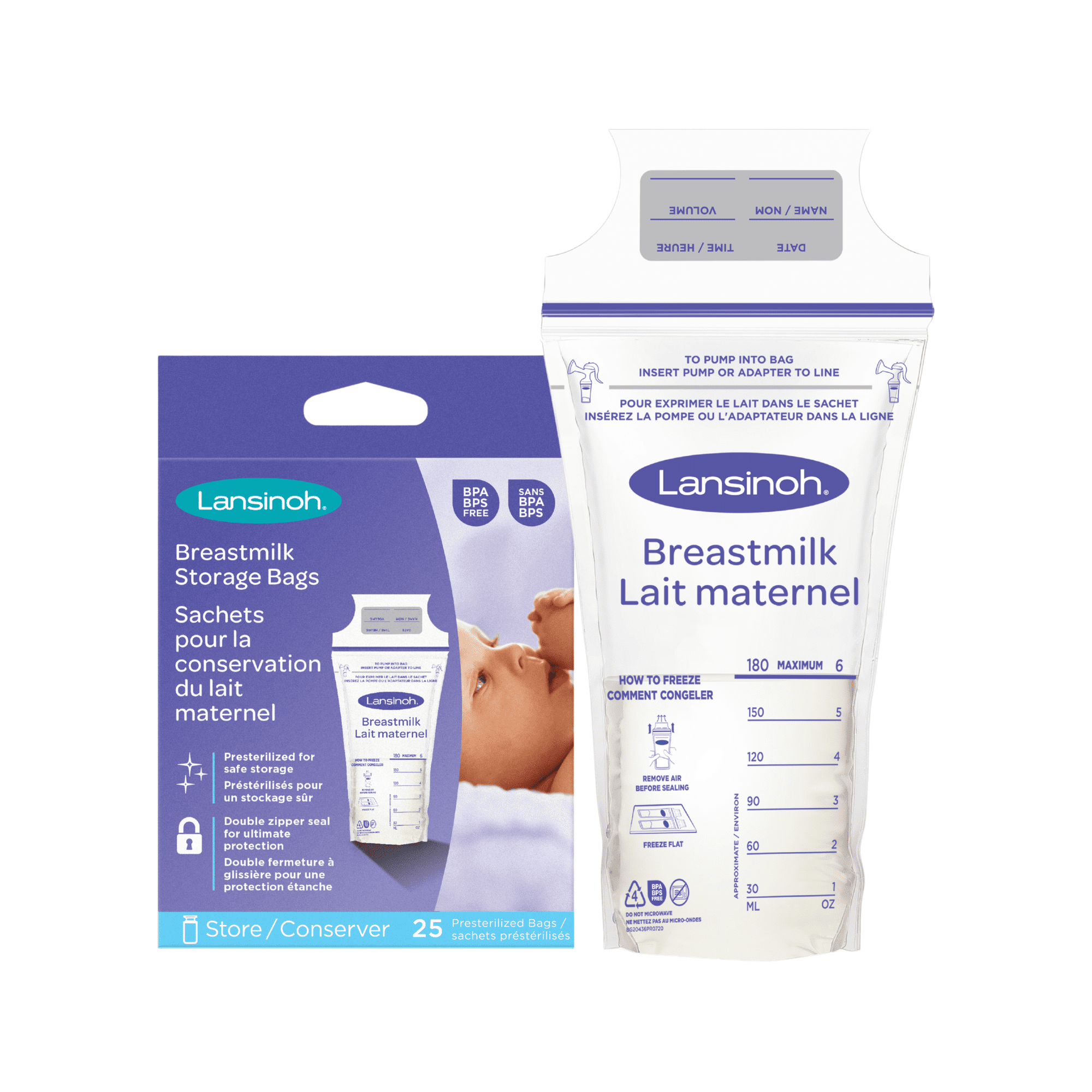 Click here for Lansinoh Breastmilk Storage Bags  25 Count  Leak-P... prices