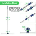 Sugarday Floor Squeegee with Extra Long Handle for Concrete Tile Floor ...