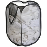 Mainstays Laundry Hamper, Collapsible Pop-Up Spiral Polyester with ...