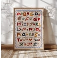 Affixzi Eclectic Alphabet Nursery Wall Art for Room and Playroom Decor ...