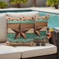 2 Pack Outdoor Waterproof Throw Pillow Covers,Vintage Country Star ...