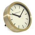 Westclox 6" Metal Gold Analog Quartz Accurate Table/Wall Clock ...