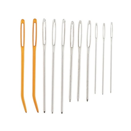 AMLESO Hand sewing needle knitting Darning Threading Supply 6pcs curved ...