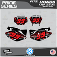 Kalair GFX Graphics Kit for Honda CRF250X (2004-2007) Prime Series ...