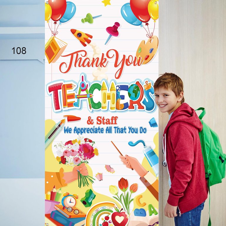 Teacher Appreciation Week Door Decorations