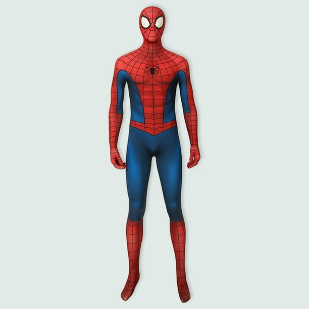 Spider Man Body Elástico Spider Man Traje Impreso Superior Cosplay Traje De Lujo | Walmart en línea