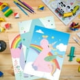 Bendon Publishing Unicorn Create A Face Sticker Activity Book, 32 Pages ...