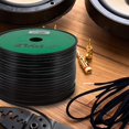 Pyle PSCBLF500 500ft 12 Awg Spool Speaker Cable With Rubber Jacket ...