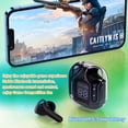 Bluetooth 5.3 Wireless Earbuds with LED Battery Display, Bass Stereo ...