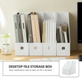 Office File Holder Desktop Organizer Storage Rack Standing Magazine ...