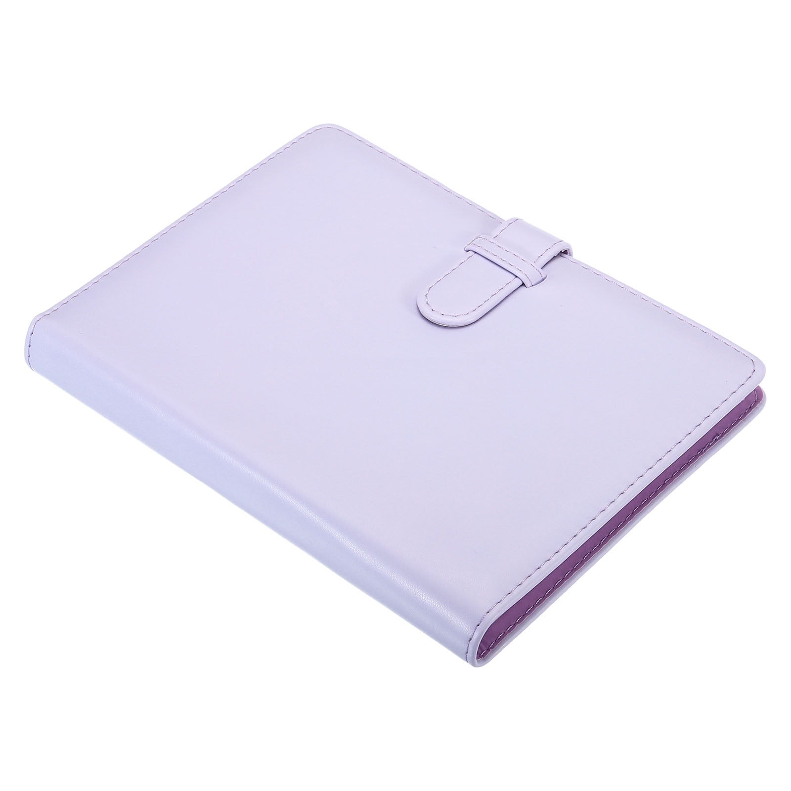 Uxcell 128 Pockets Wallet Photo Album,PU leather,Cloth Mini 3inch Photo ...