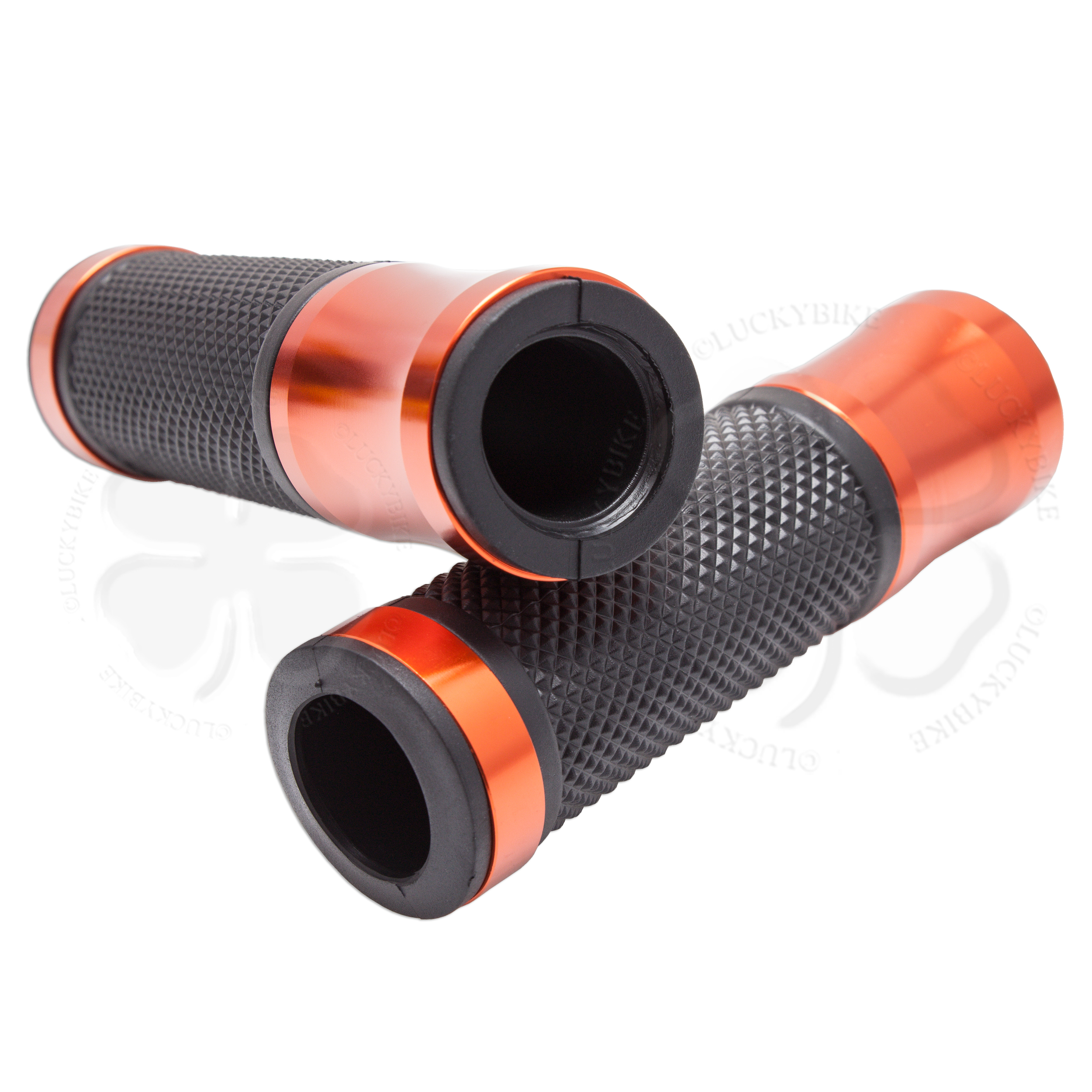 Motorcycle Hand Grips Open End 7/8 Inch Handlebars GSXR CBR RR Ninja ZX ...