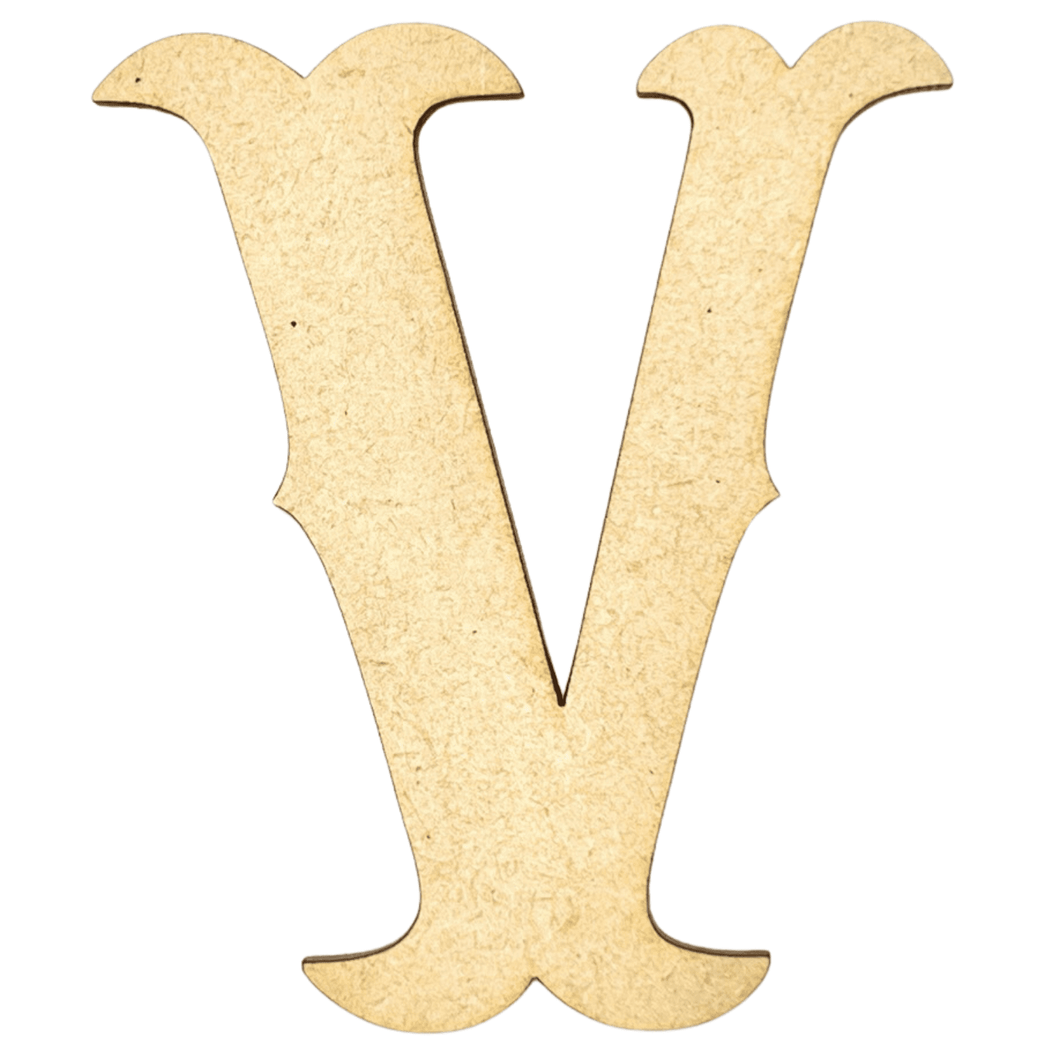 Krafty Supply 4" Tall MDF Letter V |1/8" Thick | Western Railroad ...