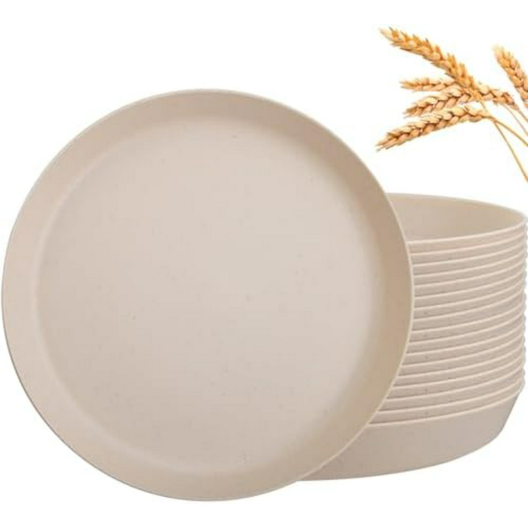 Click here for Chenxiayu Ei 18pcs Beige Wheat Straw Plates unbrea... prices