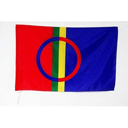 Sami People Flag 2' x 3' for a Pole - Lapps Flags 60 x 90 cm - Banner ...