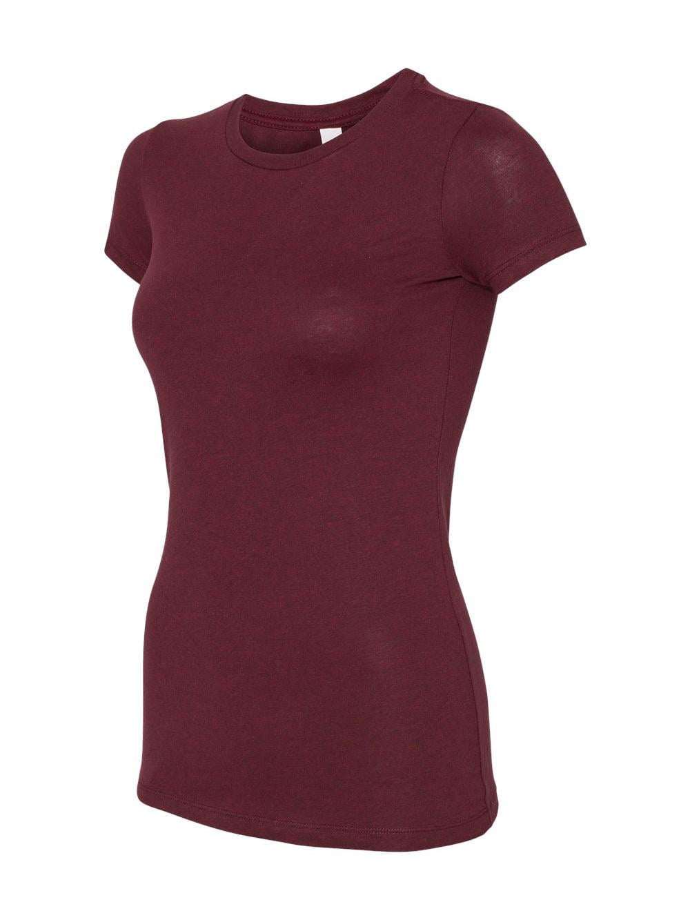BELLA + CANVAS - Women's Slim Fit Tee - 6004 - Walmart.com