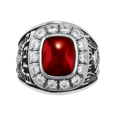 Keepsake Personalized Men's Classic Square Class Ring available in ...