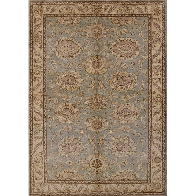 Ahgly Company Indoor Rectangle Mid-Century Modern Sienna Brown Oriental ...