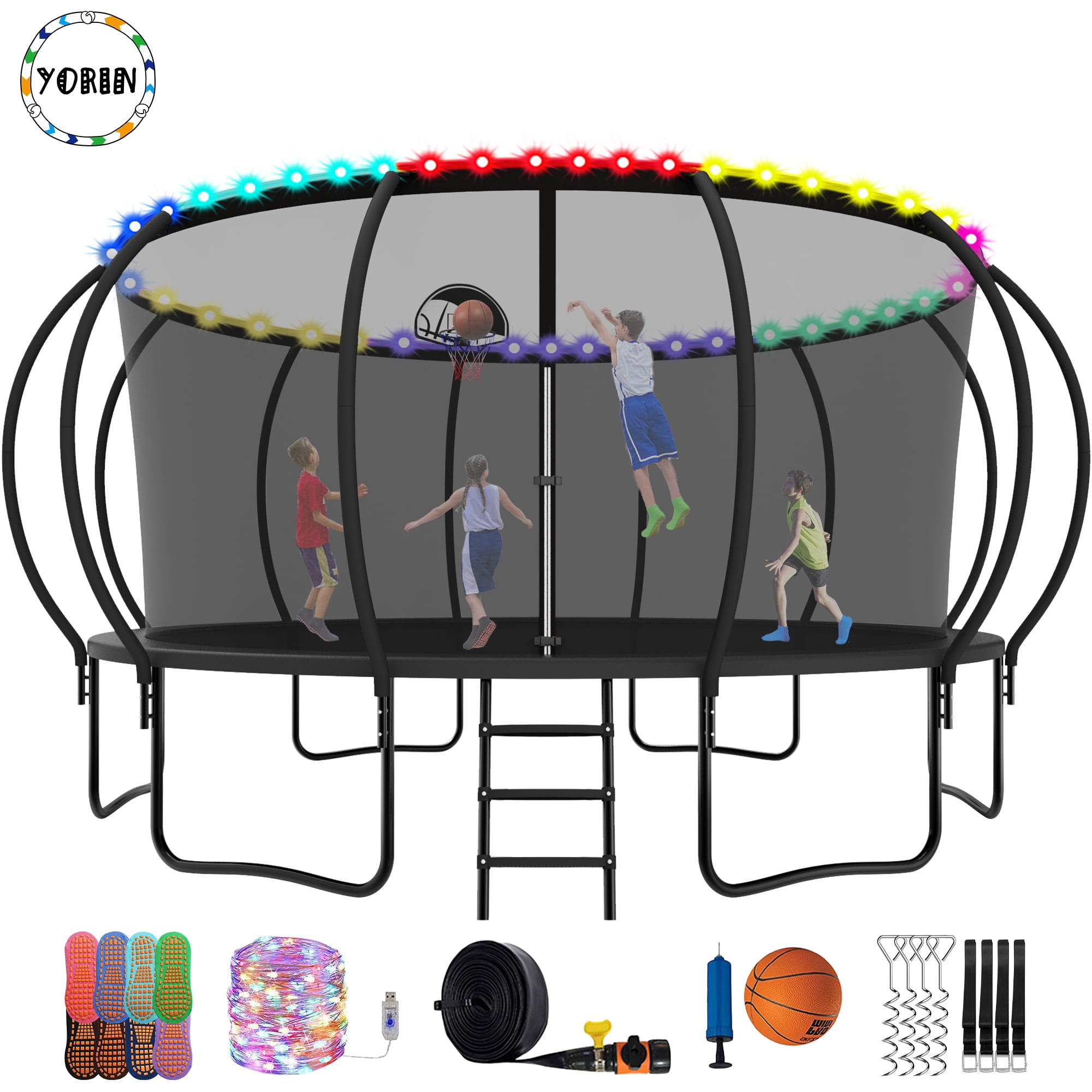 Click here for Yorin Trampoline For 10 Kids  16 Ft Trampoline For... prices