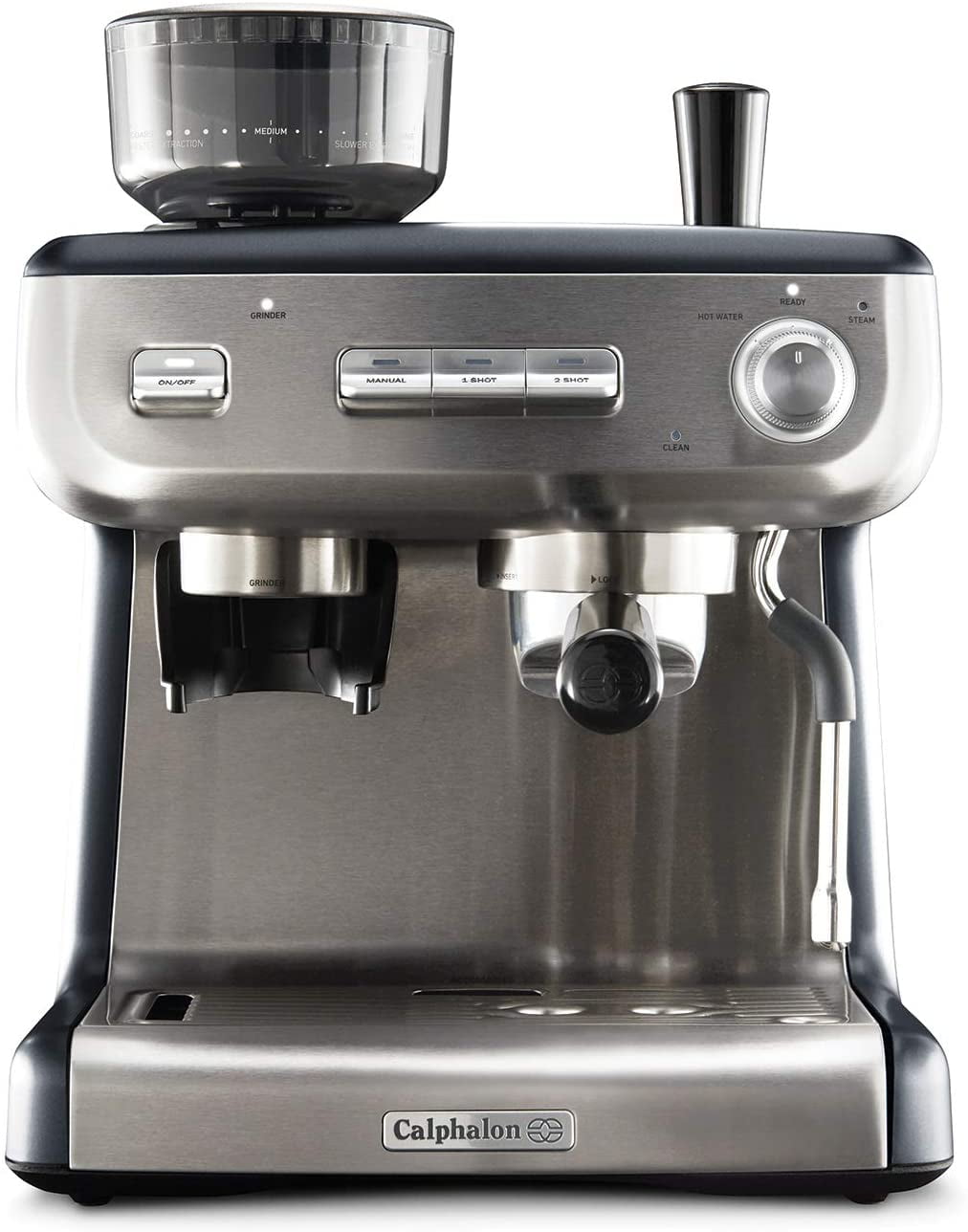 Calphalon Temp iQ Espresso Machine with Coffee Bean Express Grinder and ...