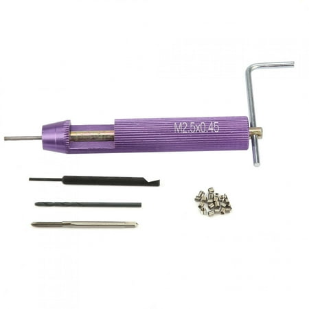 Thread Repair Kit Tap Drill Insert Thread Repair Set M2.5x0.45 Screw ...
