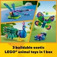 LEGO Creator 3 in 1 Exotic Peacock Building Set for Kids, Transforms to ...