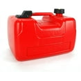 ANQIDI Portable Gas Boat Marine Fuel Tank, Red Outboard Motor External ...