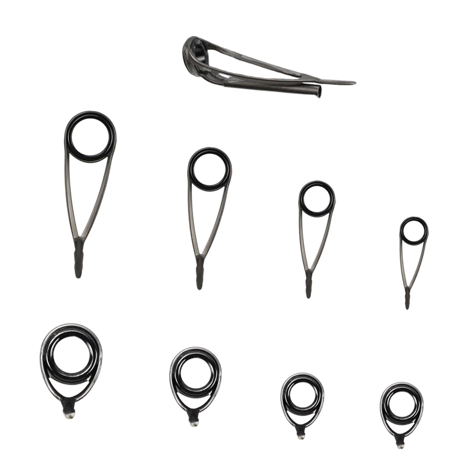 Fishing Rod Guide Set, Sturdy Ceramic Stainless Steel Replacement ...