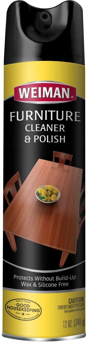 Weiman Wood & Furniture Cleaner & Polish 12oz Pack of 2 - Walmart.com
