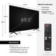 SAMSUNG 70" Class 4K Crystal UHD (2160P) LED Smart TV with HDR ...