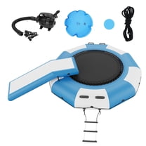 VEVOR Inflatable Water Bouncer, 10ft Recreational Water Trampoline ...