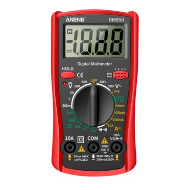 Electrical Digital Multimeter LCD Voltmeter Volt OHM Tester AC DC Multi ...