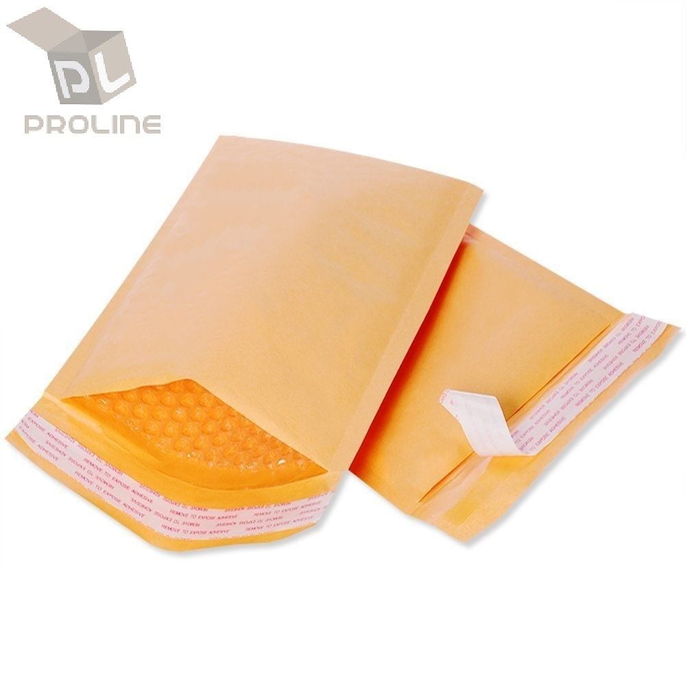 #0 Kraft Bubble Mailer 6.5 x 10 inch, Extra Wide Padded Shipping ...