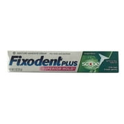 Fixodent Plus Denture Adhesive Cream, Superior Hold, 2 oz, 3 Pack ...