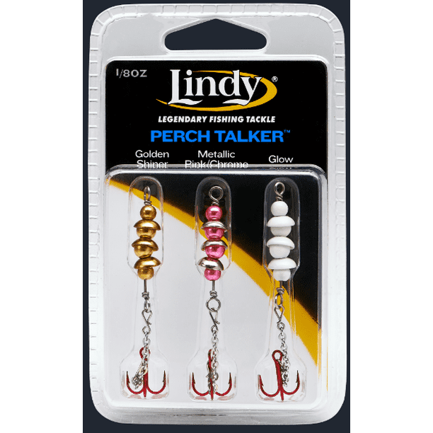 Lindy 3 Pack Perch Talker Ice Fishing Lure Kit 1/8 oz. - Walmart.com