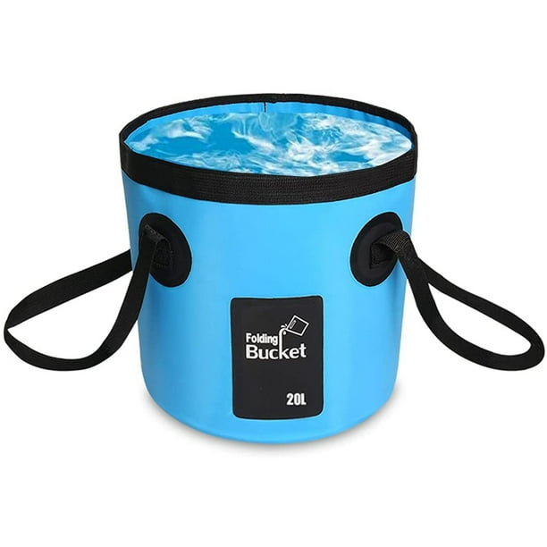 Unatoiry Water Bucket Folding Waterproof Carrier Wash Basin Outdoor ...