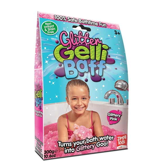 Zimpli Kids Pink Glitter Bath Gelli Baff - 1 Use, 300g - 1 Use ...