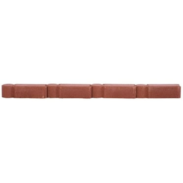 Pavestone 12" Straight Scallop Red Concrete Edger - Walmart.com