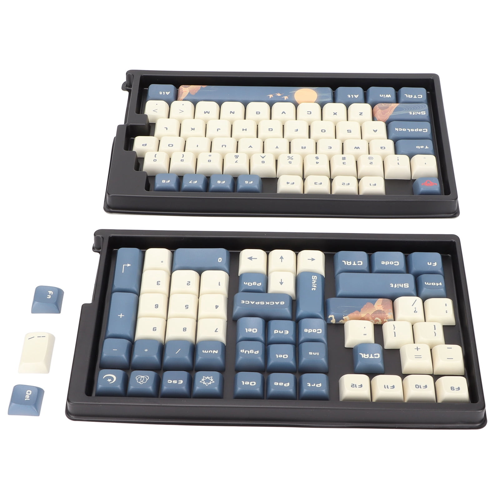 Teclado Keycaps, Diseño Ergonómico 114 Key Arc Layout PBT Keycaps ...