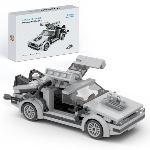 Back to Future Delorean Building Car Kit, BTTF Time Machine Car ...