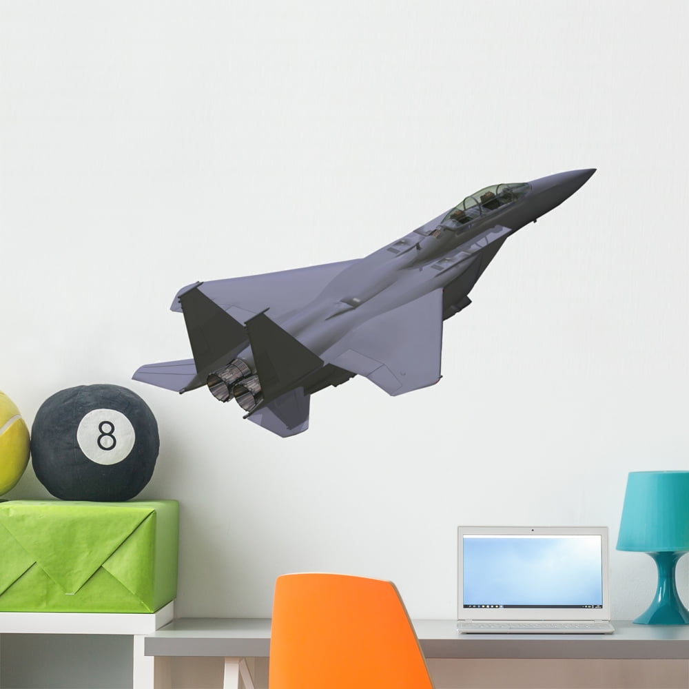 Military Airplane Wall Decal Sticker by Wallmonkeys Vinyl Peel and ...