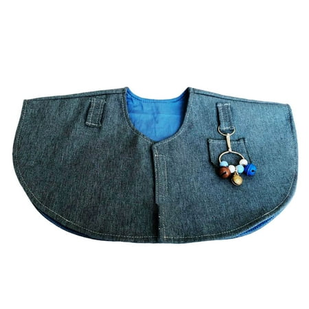 Denim Fabric Arm Guard Thickened Parrot Shoulder Protector Scratch ...