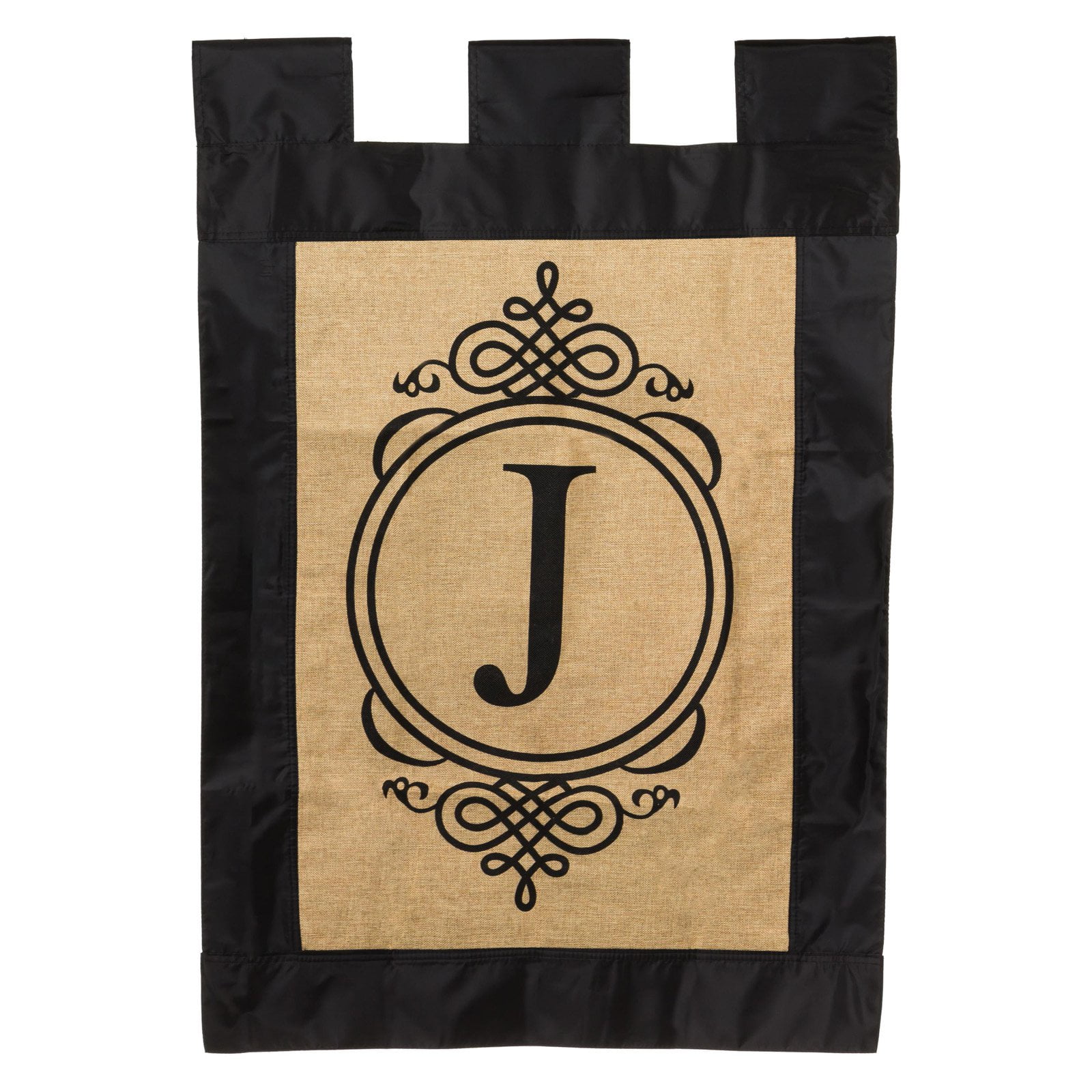 Evergreen Enterprises Burlap Monogram Garden Flag - Walmart.com