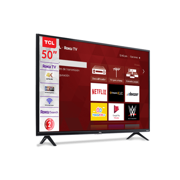 TCL 50” 50S425 Televisión SmartTV con Resolucion 4k UltraHD TCL 50S425 ...