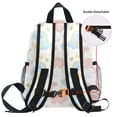 ALAZA Cartoon Dinosaur Eggs Pattern School Backpack Student Bookbag ...