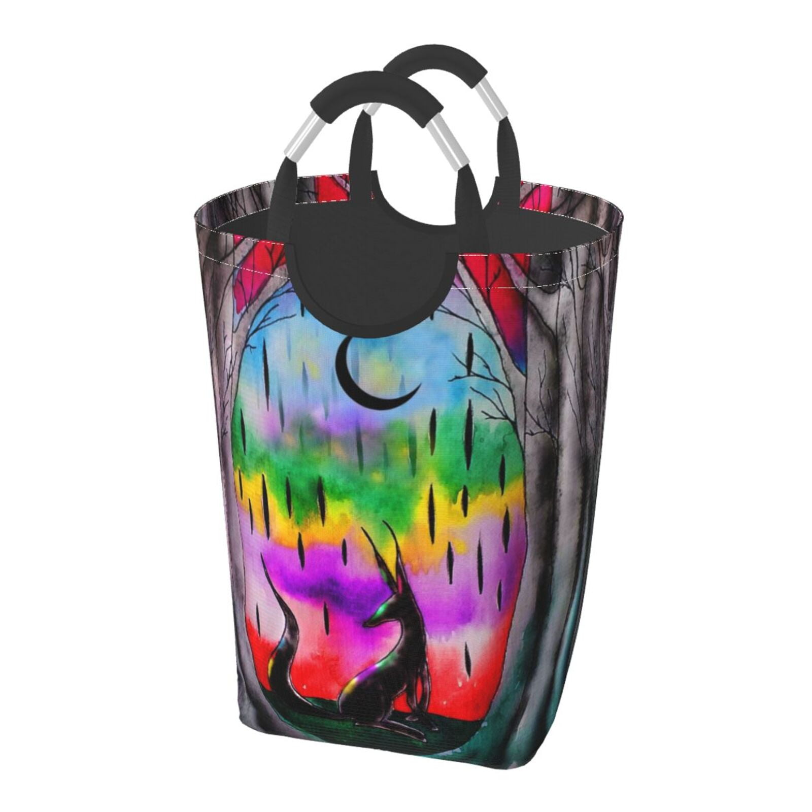 XMXY Forest A Fox Sky Night Rectangular Laundry Basket Organizer ...