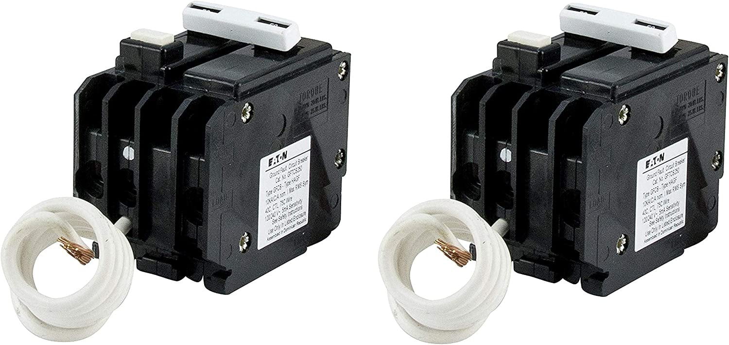 Eaton GFTCB250 Plug-On Mount Type GFTCB Ground Fault Circuit Breaker 2 ... Eaton GFTCB250 Plug-On Mount Type GFTCB Ground Fault Circuit Breaker 2 ...