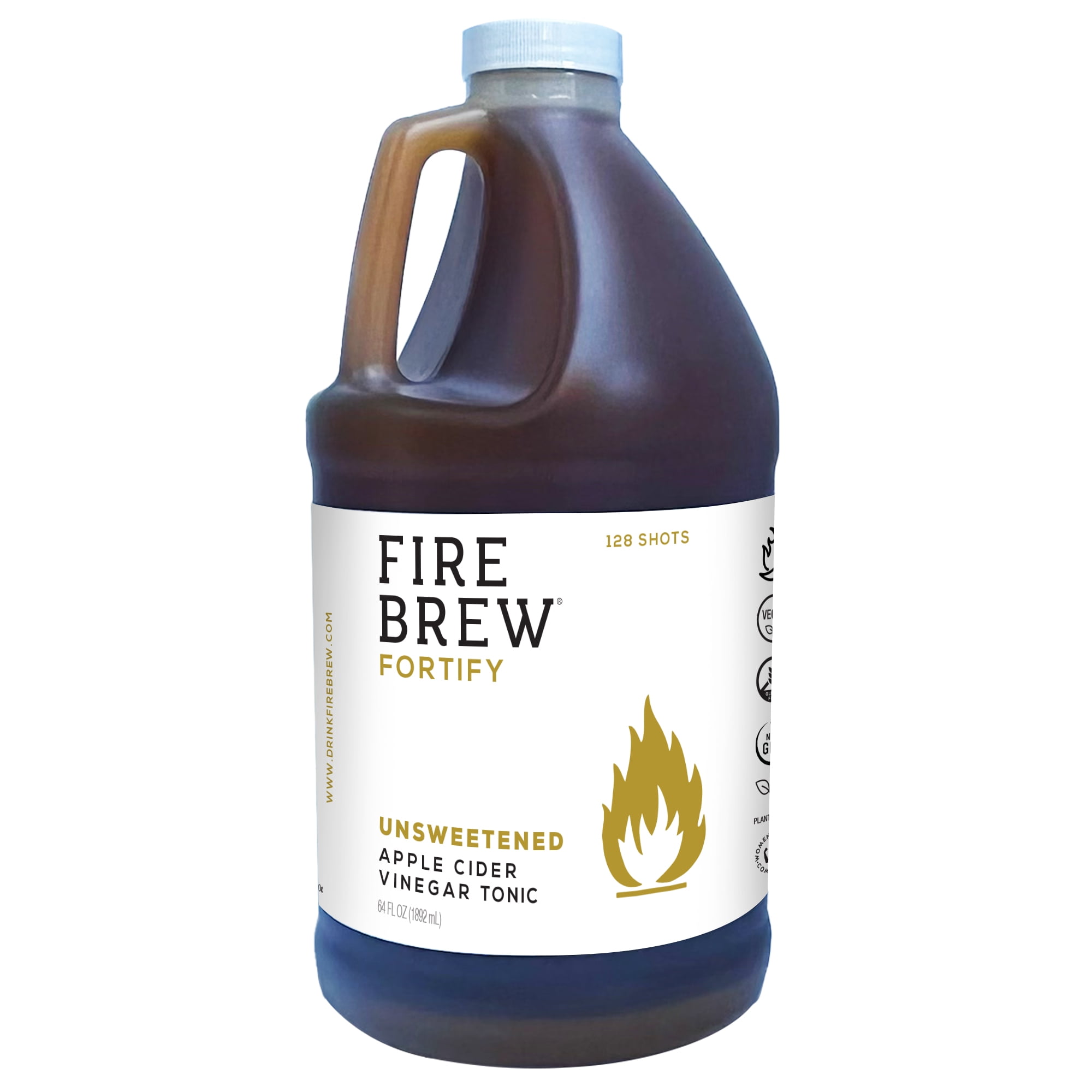 Fire Brew Fortify - Unsweetened Apple Cider Vinegar Wellness Tonic ...