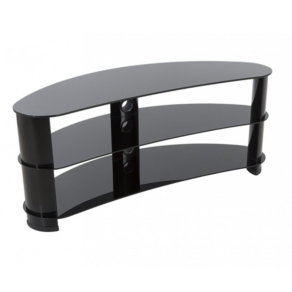 AVF Curved TV Stand 32"-65" Flat or Curved TV, Black - Walmart.com ...