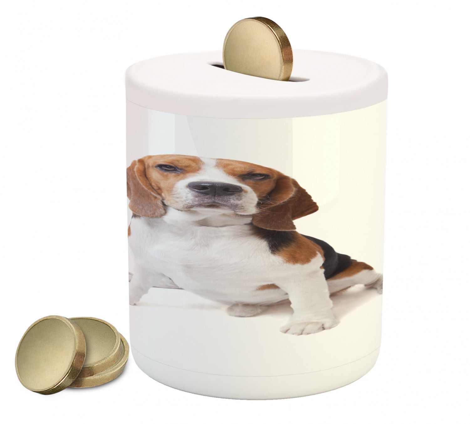 Beagle Piggy Bank, Beagle Dog Posing Loving Puppy Furry Friend ...